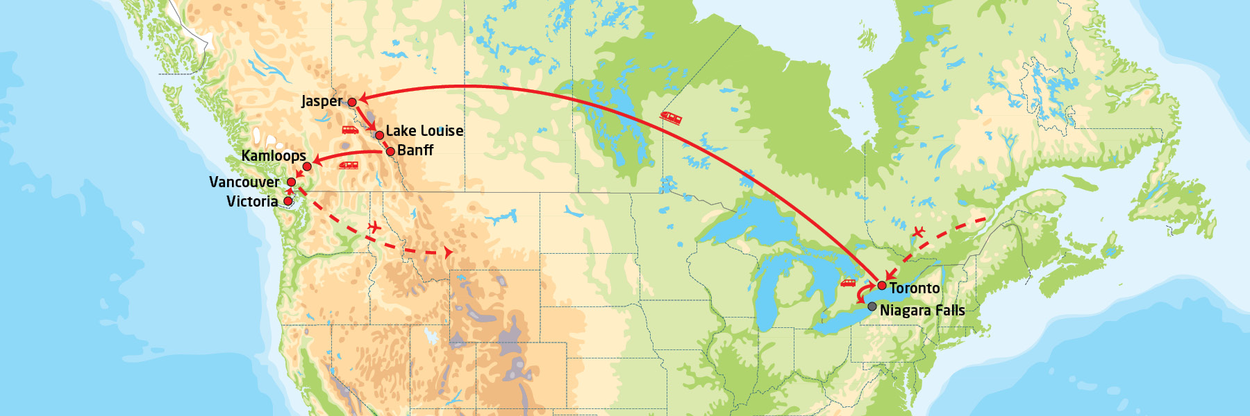 Canada på tvers – med tog | Togreise i Canada med BENNS