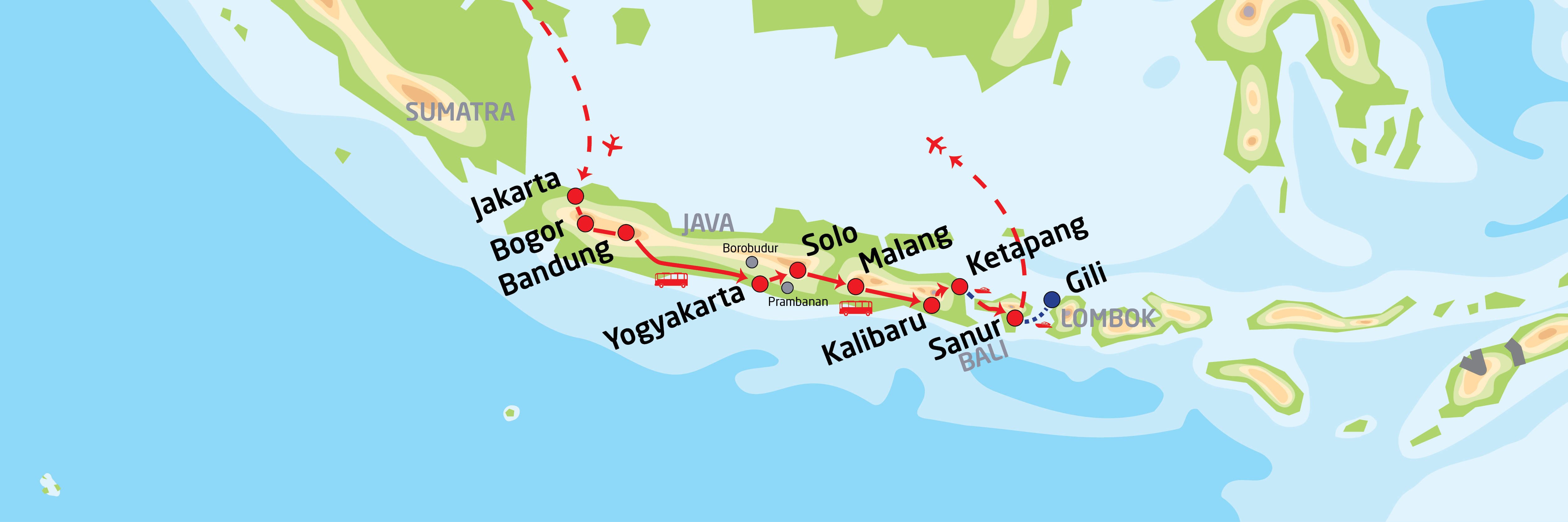 Indonesisk eventyr på Java og Bali | Rundreise og badeferie