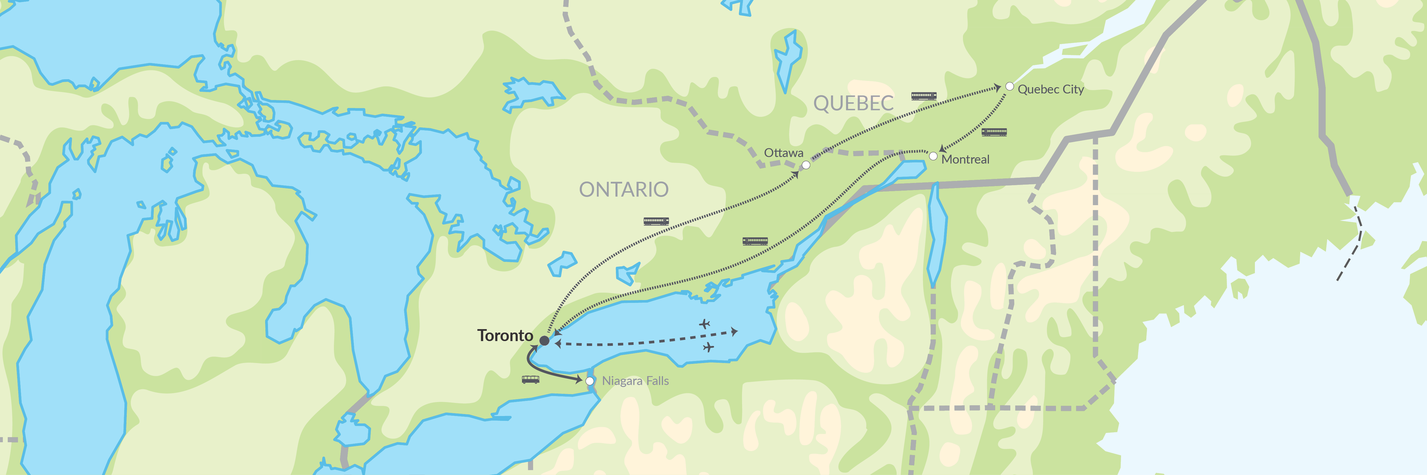 Togreise i Øst-Canada | Opplev det østlige Canada med tog